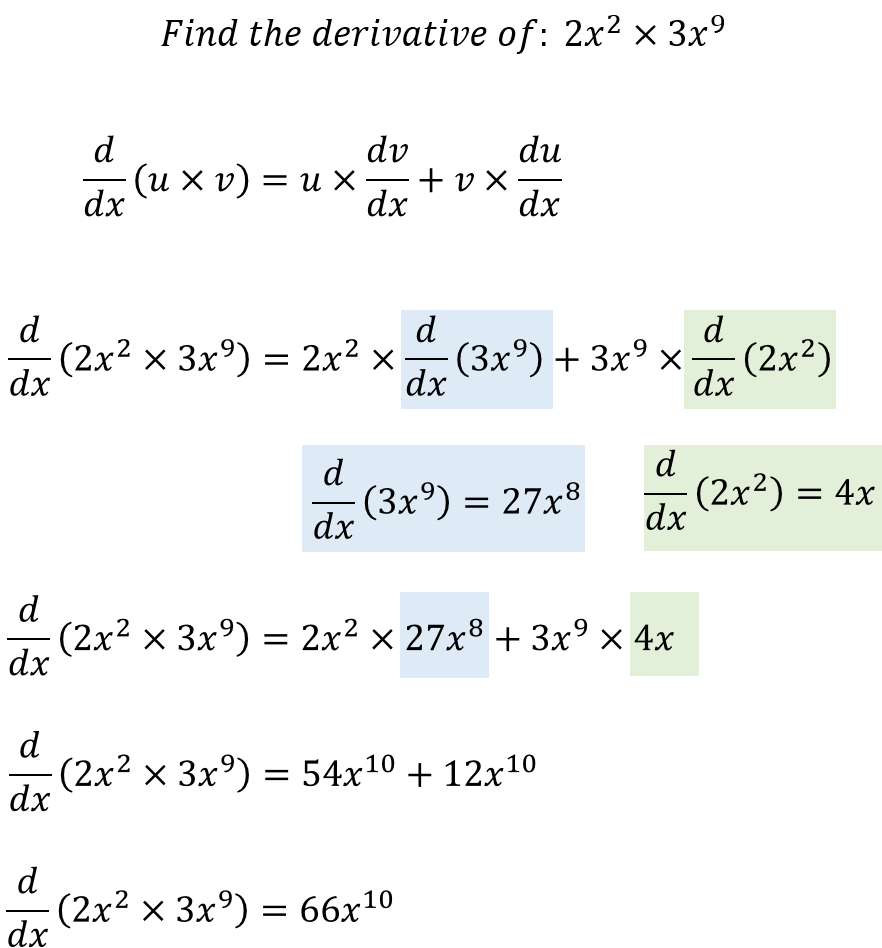 The product rule – TPHelectronics