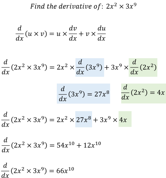 The product rule – TPHelectronics